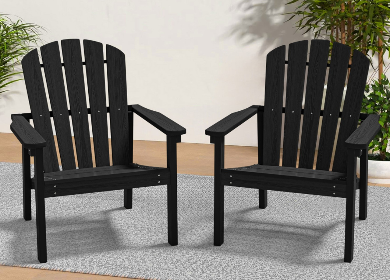 Outdoor Stackable Adirondack Chair Set of 2 - AFD Home