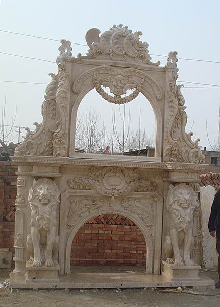 Travertine Double Arch - AFD Home