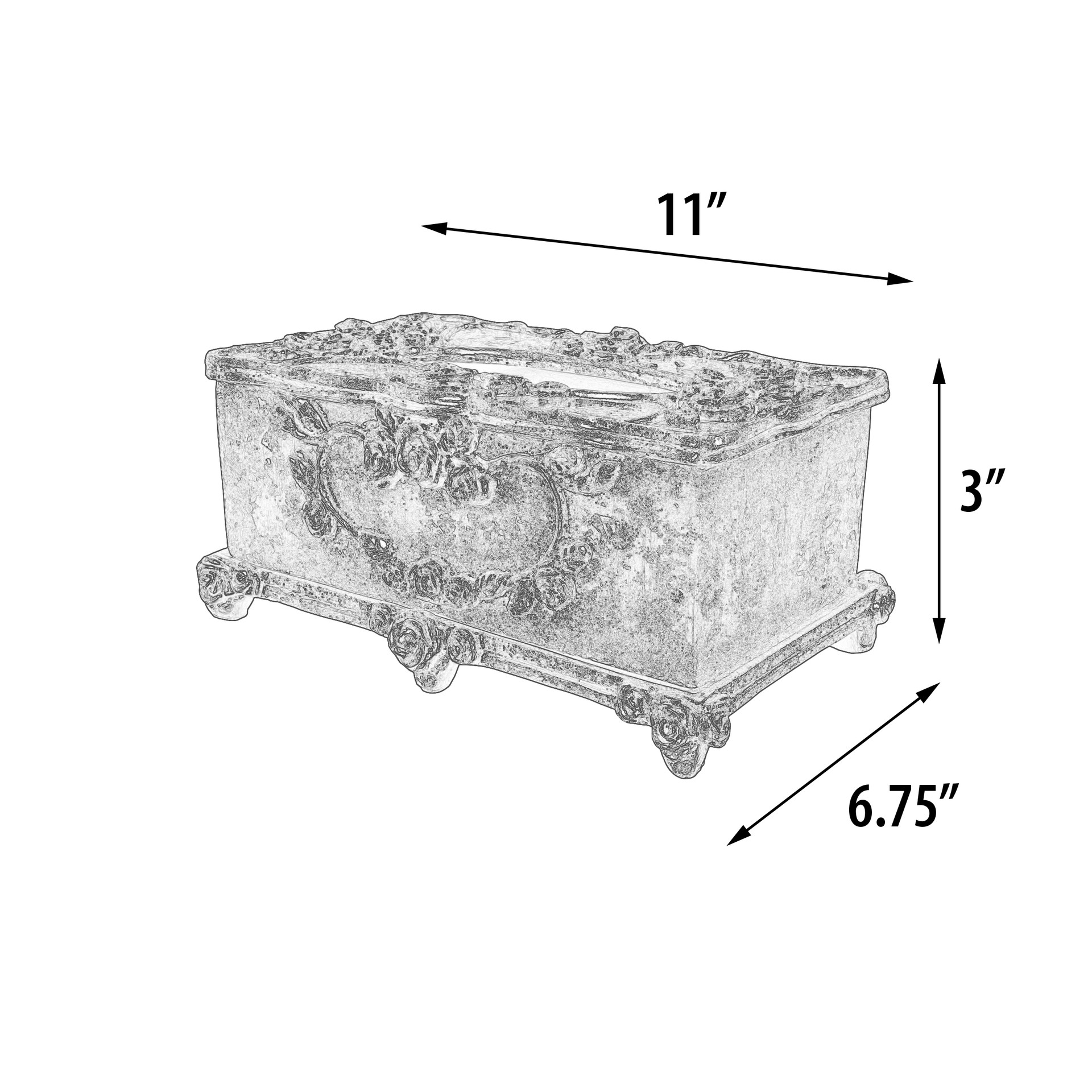 Medici Elegant Tissue Box - AFD Home