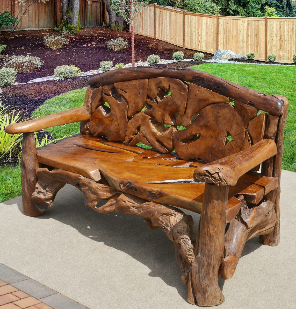 Ankylosaurus Dinosaur Bench - AFD Home