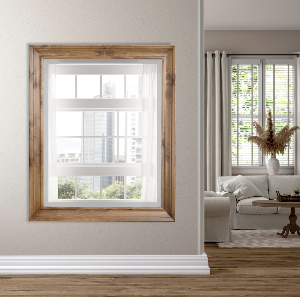Open Woods Mirror 48x60 Silver (KIT) - AFD Home