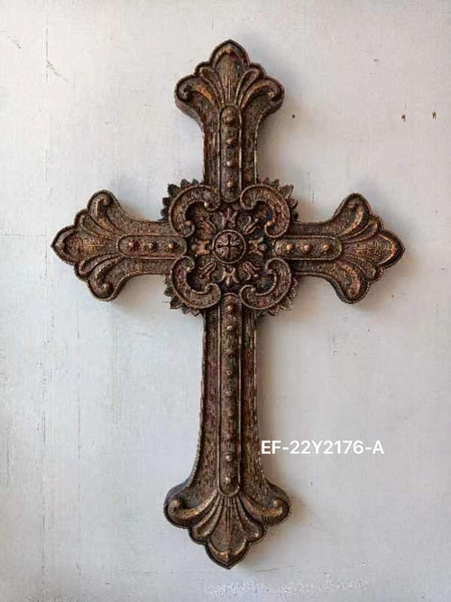Antique Gold Cross - AFD Home