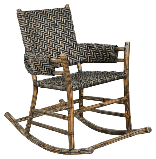Asheville Park Natural Rattan Rocking Chair - AFD Home