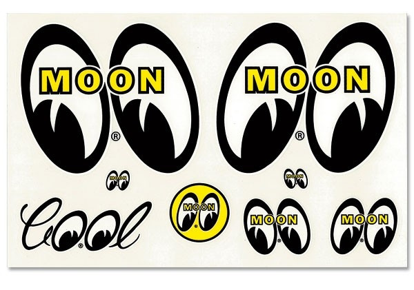 Mooneyes Original Assorted Decal Sheet - Vintage Parts of Arizona
