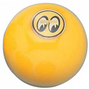 Mooneyes Unniversal Yellow with Yellow Moon Small Shift Knob - Vintage ...