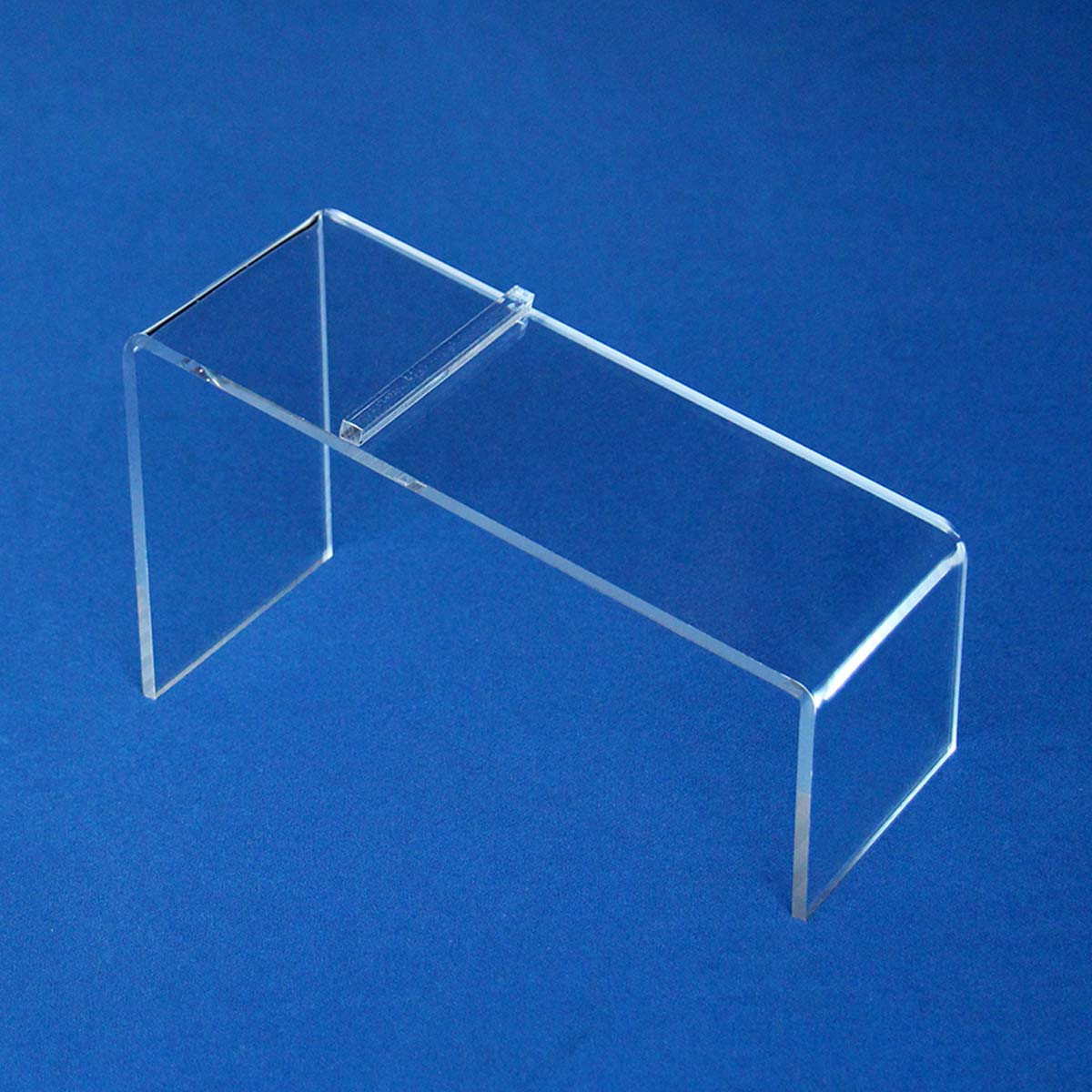 Acrylic Slanted Shoe Risers - The Fixture Zone