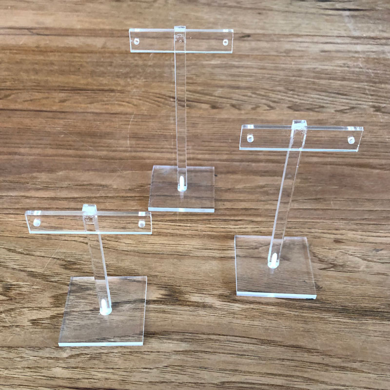 Acrylic T-Bar Earring Stand - The Fixture Zone