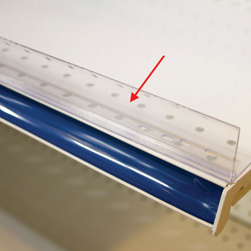Clear Scan Shelf Edge Label Strip - The Fixture Zone