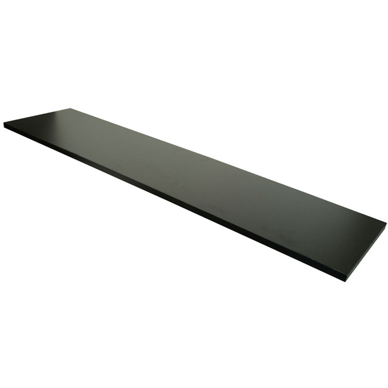 12in x 48in Wood Melamine Shelf Black 12in-x-48in-wood-melamine-shelf-black