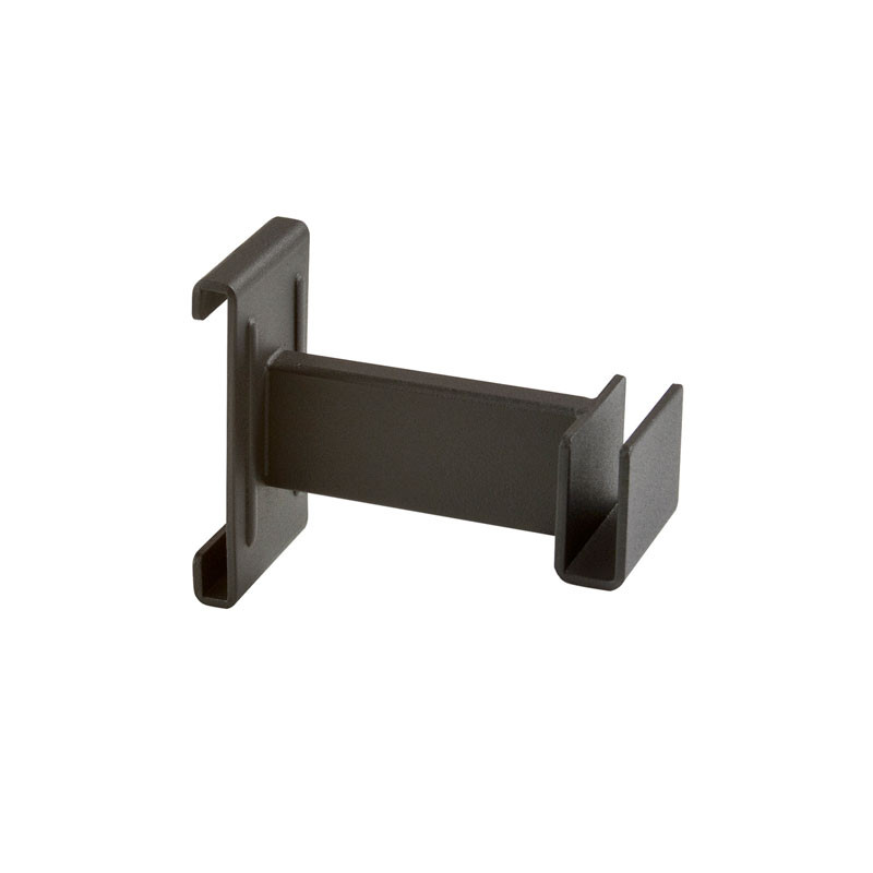 4" Gridwall Hangrail Bracket for Rectangular Tubing