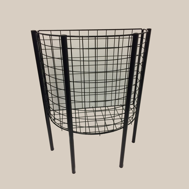 2-tier Round Wire Dump Bin