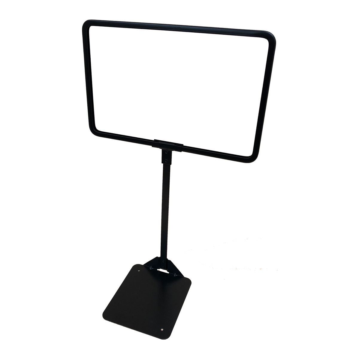 Shovel Base Sign Holder Black 11in.W x 7in.H - The Fixture Zone