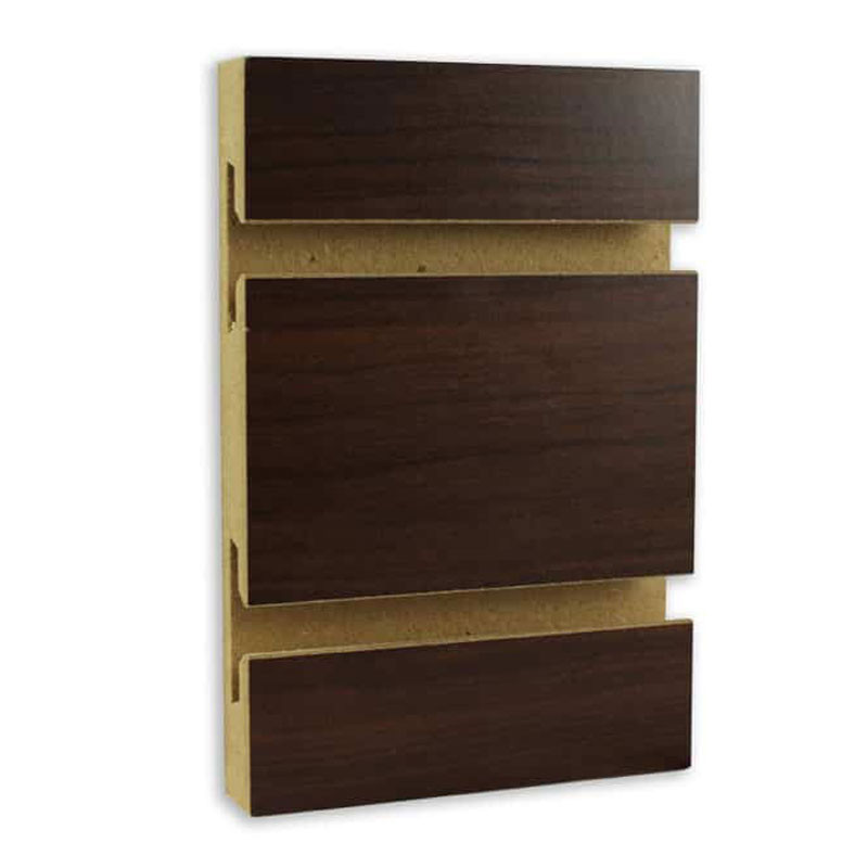 Slatwall Panel Chocolate Cherry Melamine - The Fixture Zone
