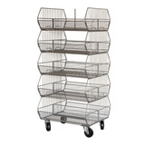 2-tier Round Wire Dump Bin