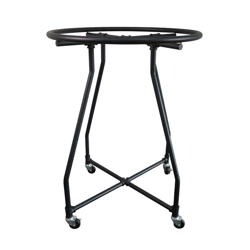 Pipeline Round Rack Black - The Fixture Zone
