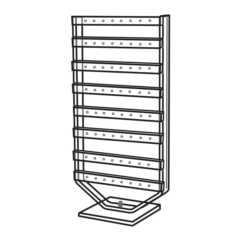 Acrylic Multiple Earring Display - The Fixture Zone