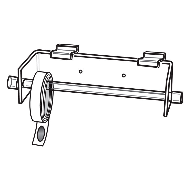 Acrylic Slatwall Sticker Rack - The Fixture Zone