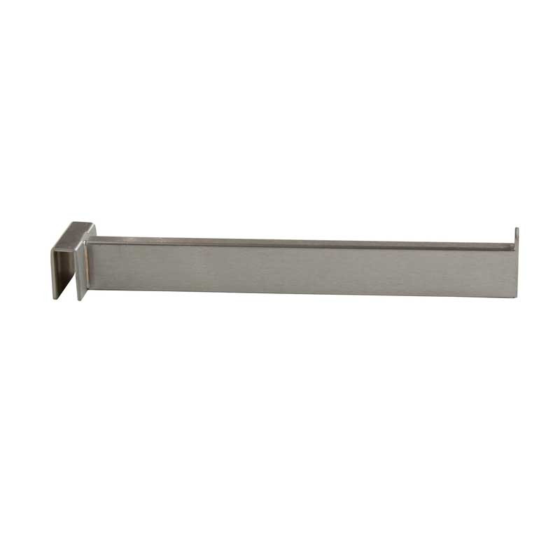 12in. Rectangular Rail Faceout Satin Chrome
