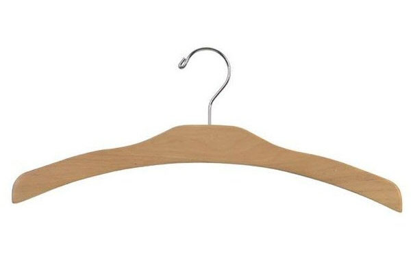 Wooden Top Hanger (Box of 100)