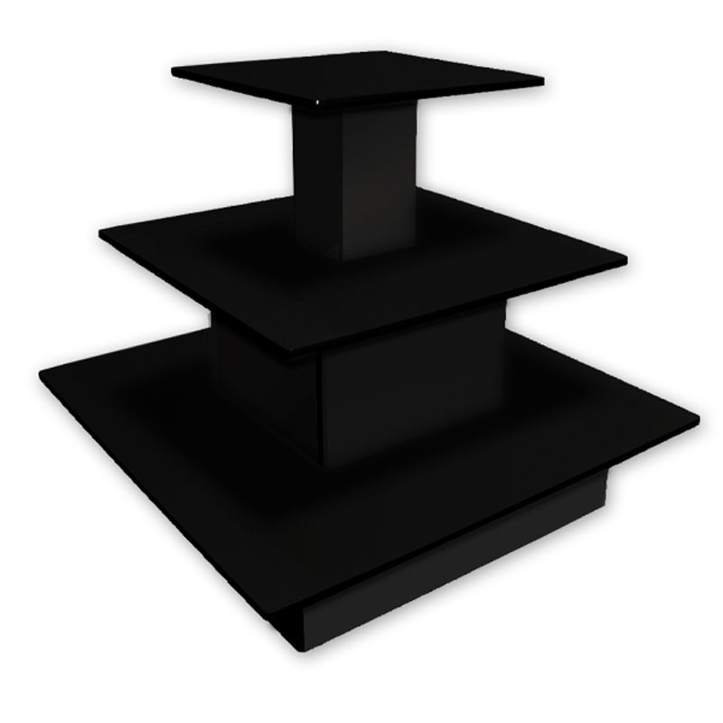 Black Heavy Duty Recessed Standard for 3/4" Slatwall - The Fixture Zone