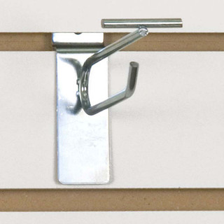 Black Heavy Duty Recessed Standard for 3/4" Slatwall - The Fixture Zone