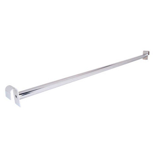 Gridwall Straight Round Tubing Hangrail - The Fixture Zone