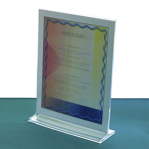 Acrylic Top Loading Vertical Sign Holders - The Fixture Zone
