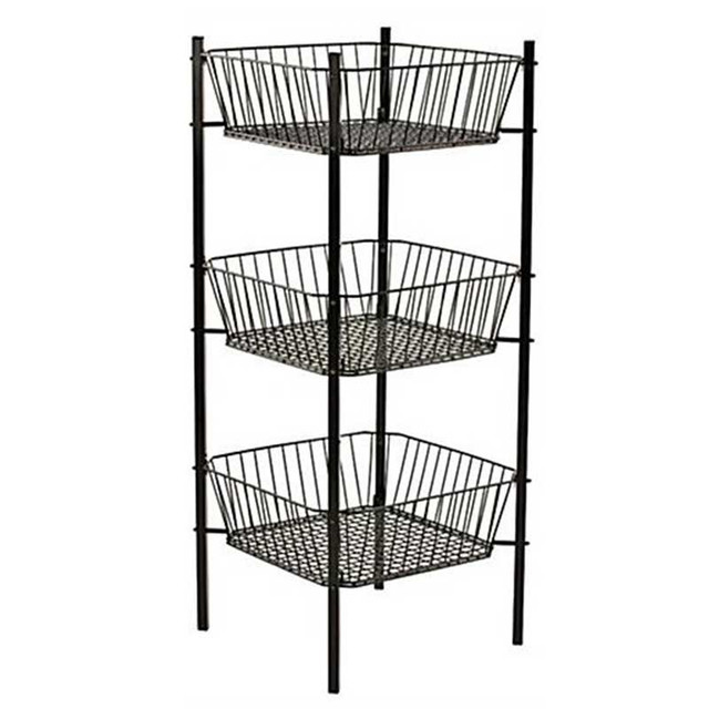 2-tier Round Wire Dump Bin