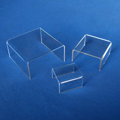 Clear Acrylic Short Risers - The Fixture Zone