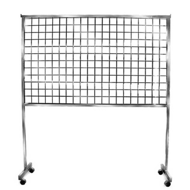 Rolling Display Screen Chrome - The Fixture Zone