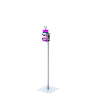 Hand Wipe Dispenser Floor Stand - The Fixture Zone