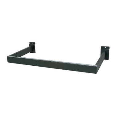 Slatwall U-Shaped Rectangular Tubing Hangrail - The Fixture Zone