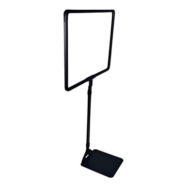 Adjustable Shovel Base Sign Holder Black