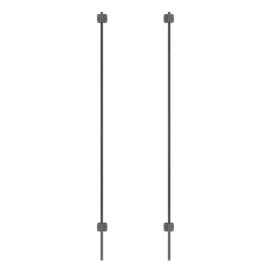 Aspect 8ft Surface Mount Slotted Wall Standards