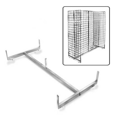 Gondola Base for Gridwall Panels - The Fixture Zone