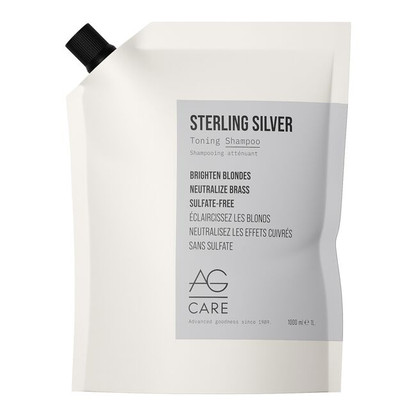 Sterling Silver Toning Shampoo, 1L Refill - Hair Square Inc.