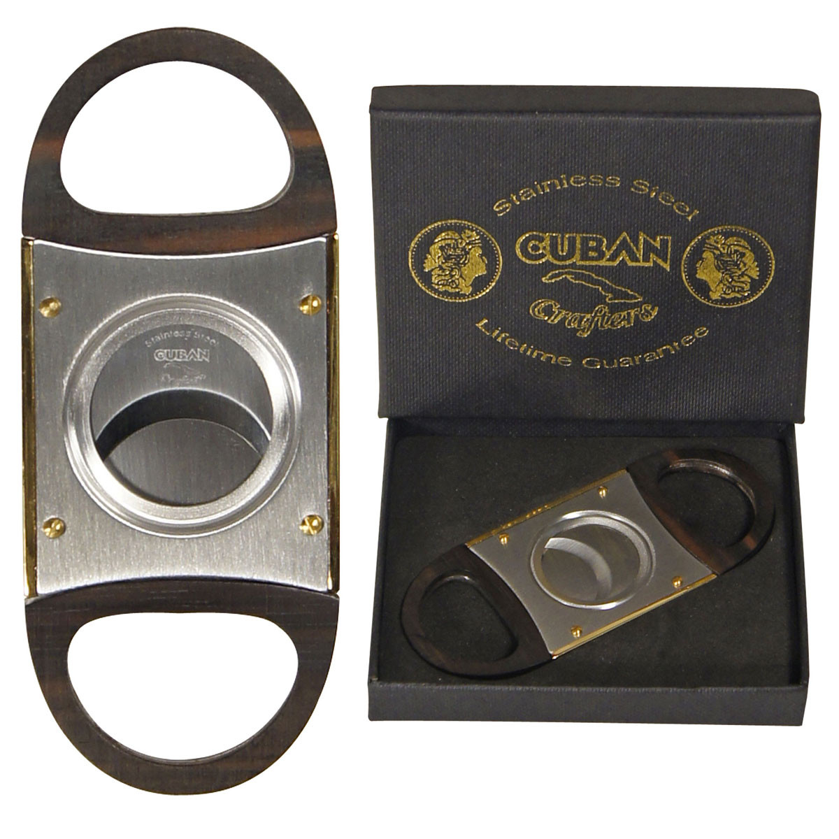 Gold Cigar Cutters Deluxe Luxury Cutter - CUBANCRAFTERS