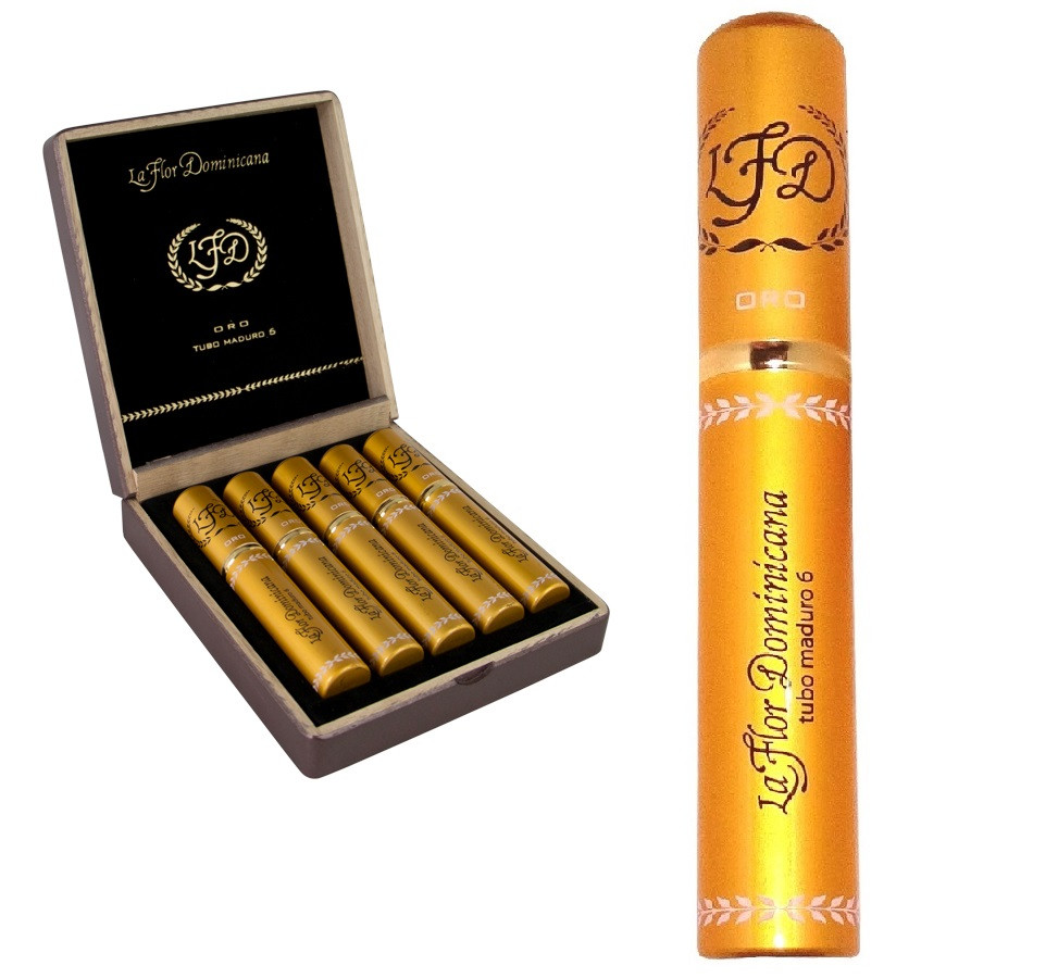 La Flor Dominicana Oro TUBO MADURO No 6 54 X 6 - Cigars Crafters