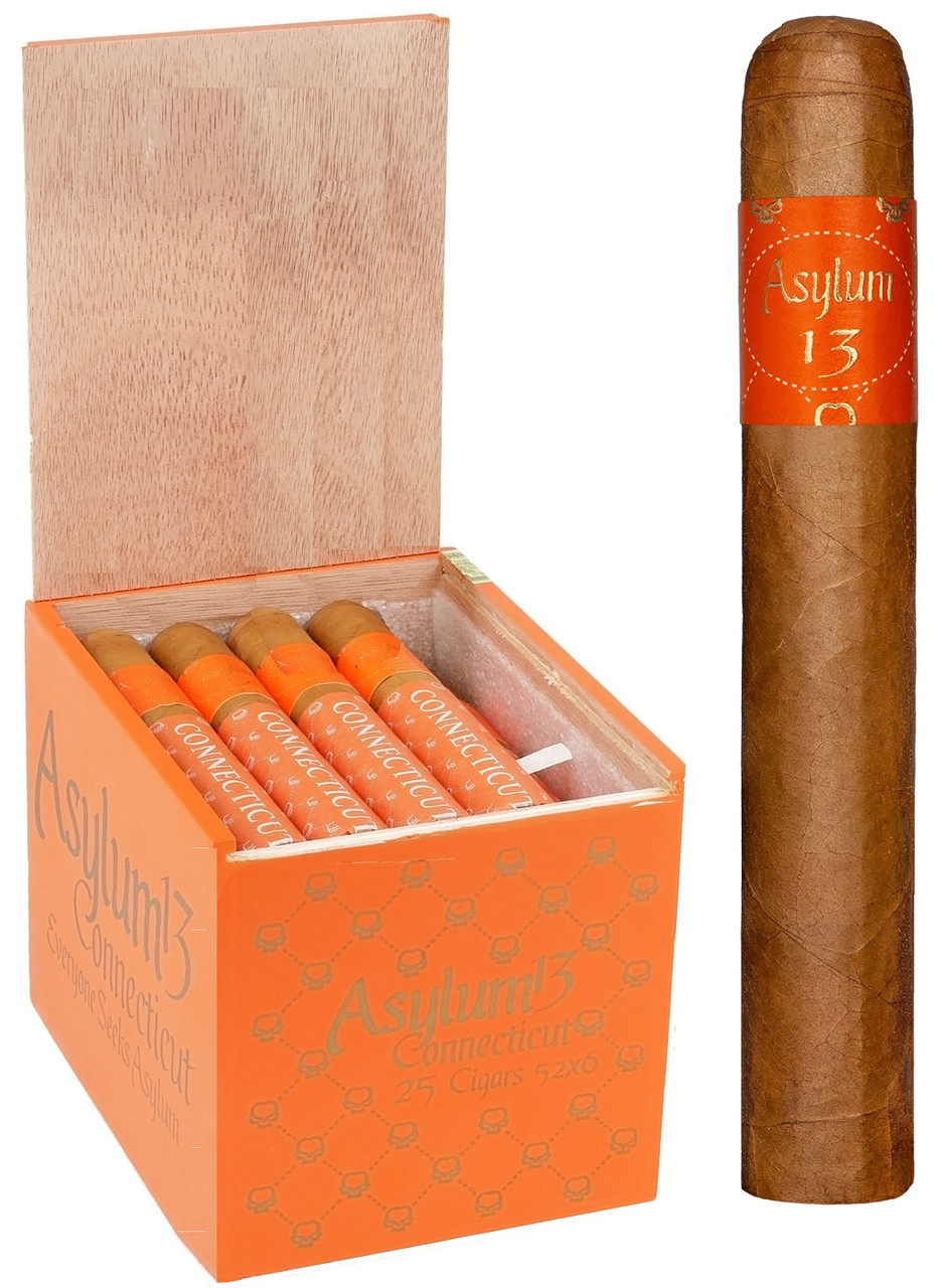 Asylum 13 Connecticut 52 X 6 TORO Cigar - Cigars Crafters
