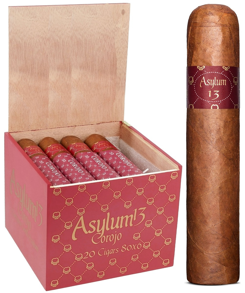 Asylum 13 Corojo 80 X 6 Cigar - Cigars Crafters
