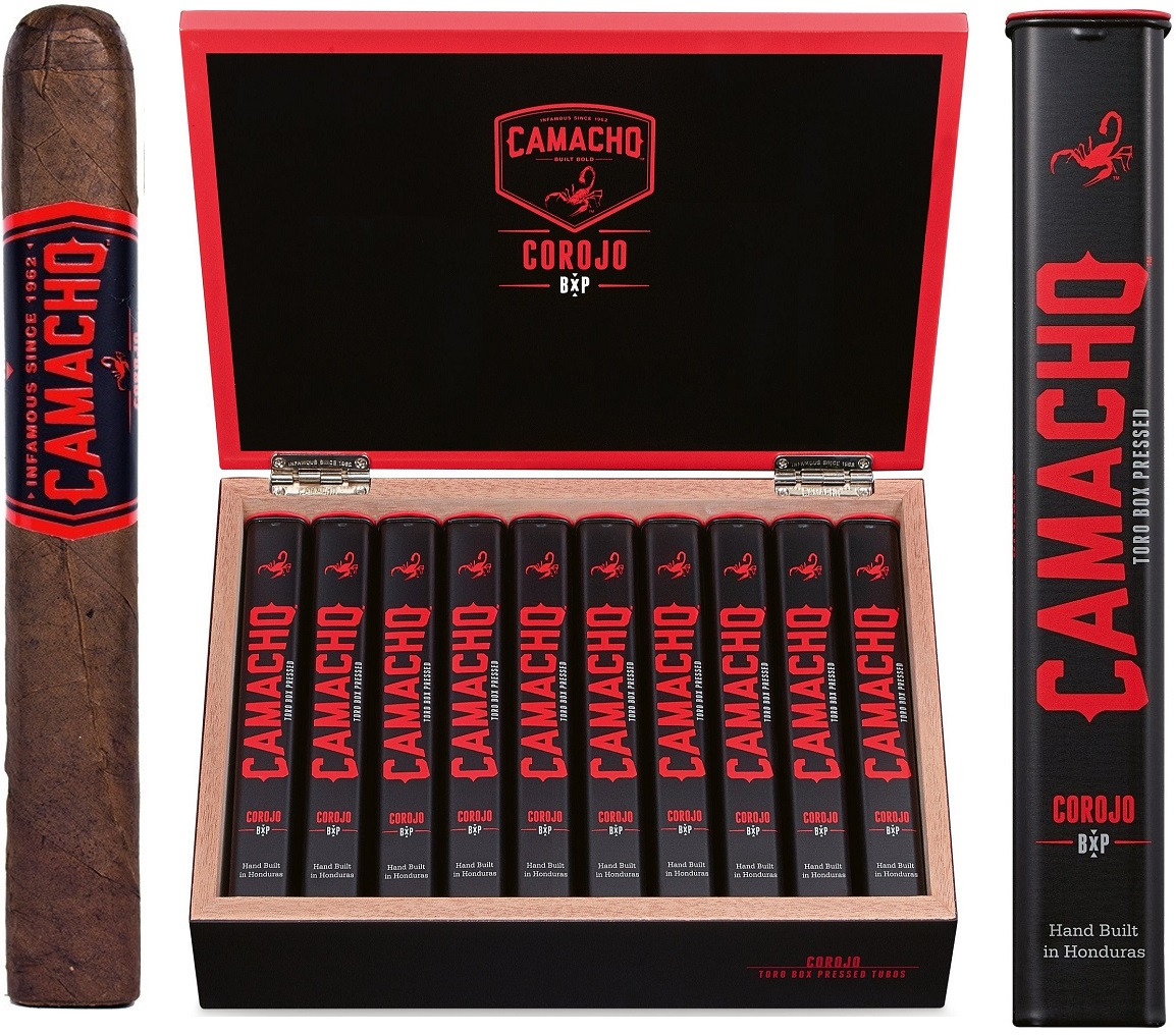 Camacho Corojo TORO BOX PRESSED Tubes 6 X 50 - Cigars Crafters