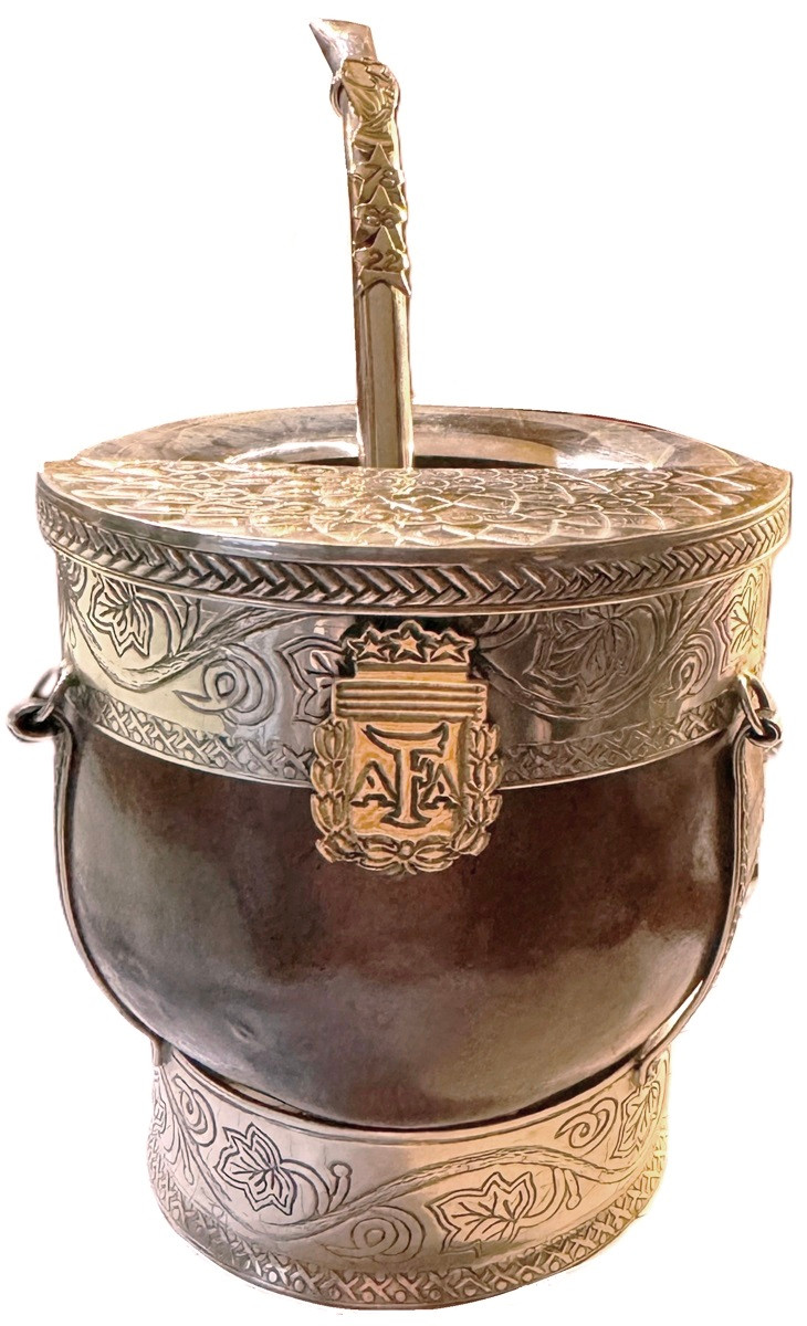 Argentinian World Cup Hand Crafted "MATE POT" By Cigar Boulevard ...