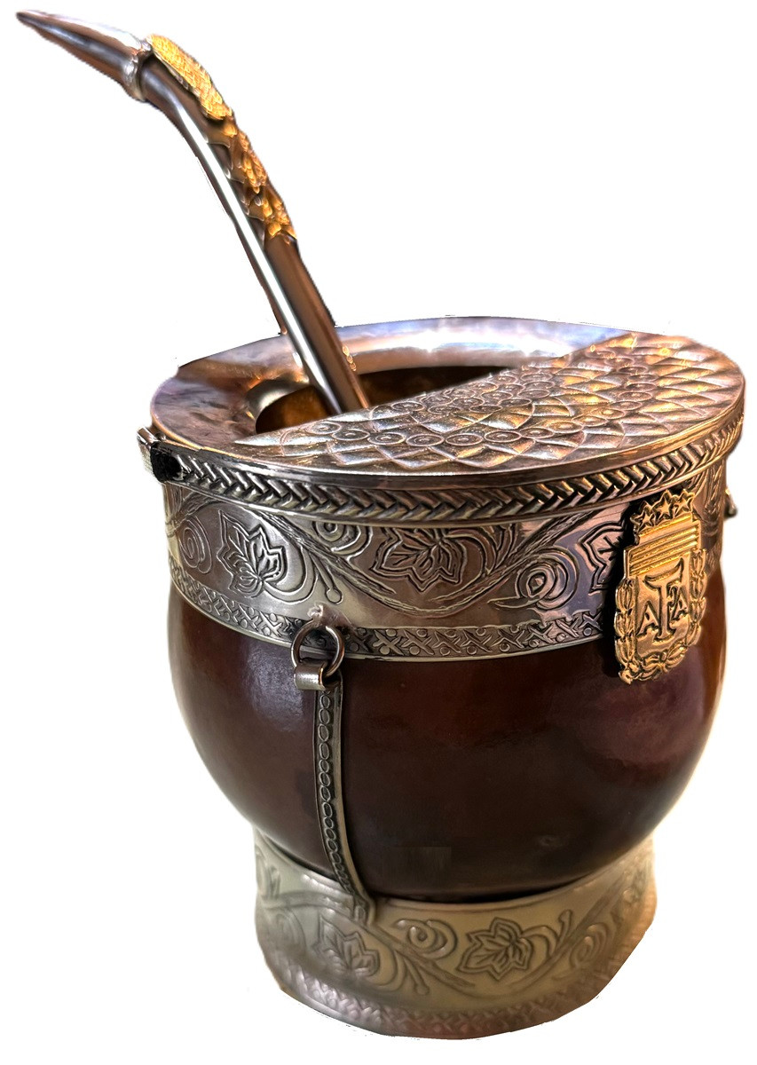Argentinian World Cup Hand Crafted "MATE POT" By Cigar Boulevard ...