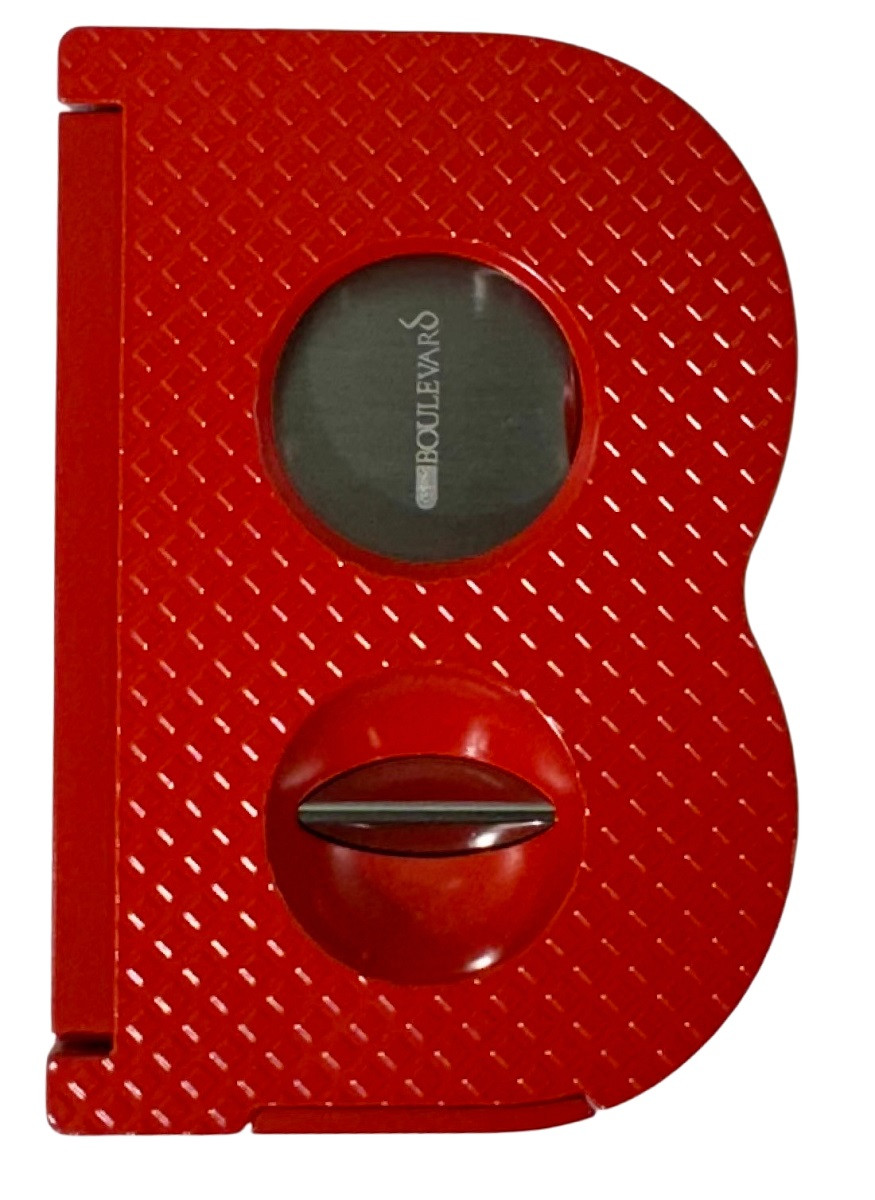 Cigar Boulevard Multi 3 in 1 Cigar Cutter, V Cutter and Punch Red ...