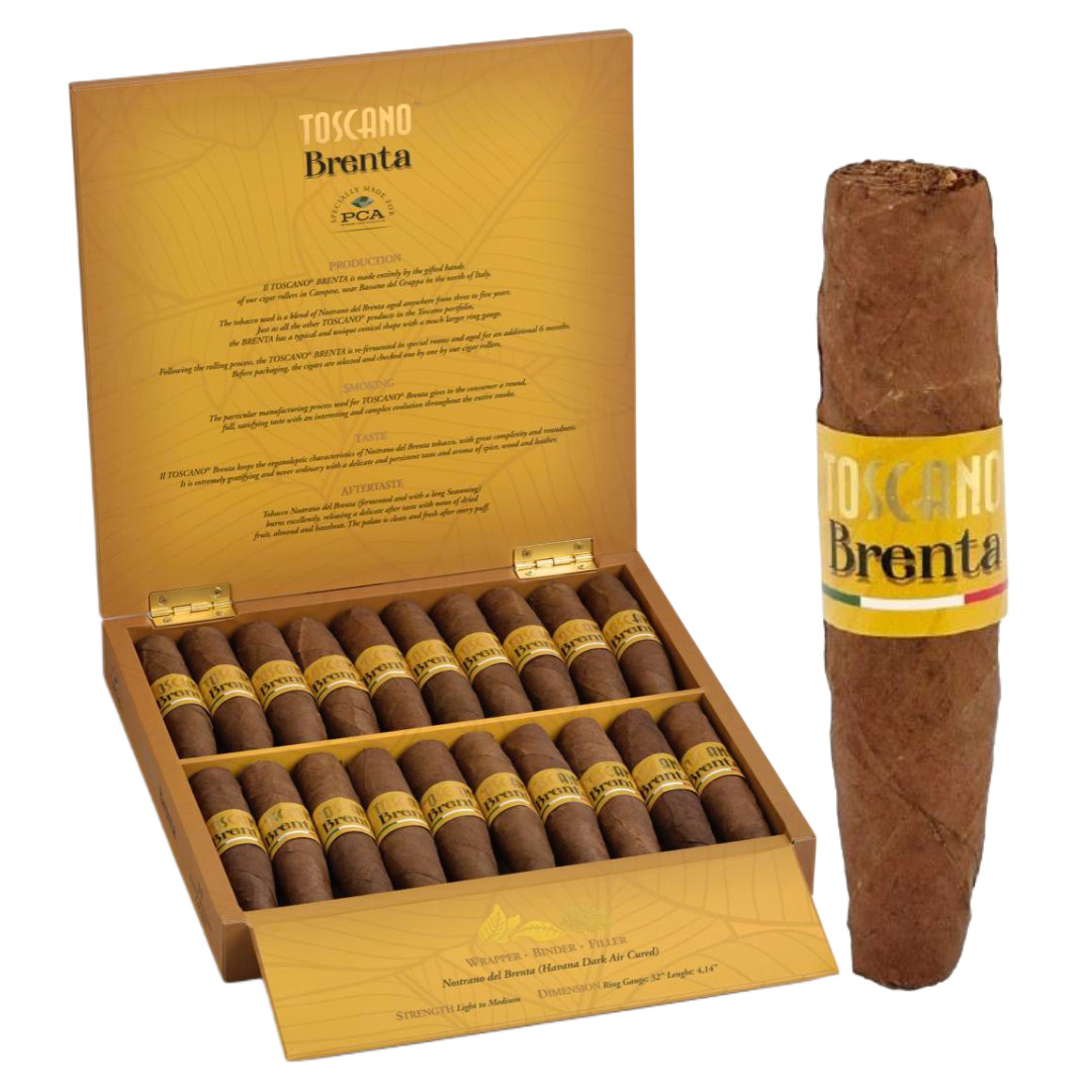 Toscano Brenta 4 ⅛ X 56 Cigars - Cigars Crafters