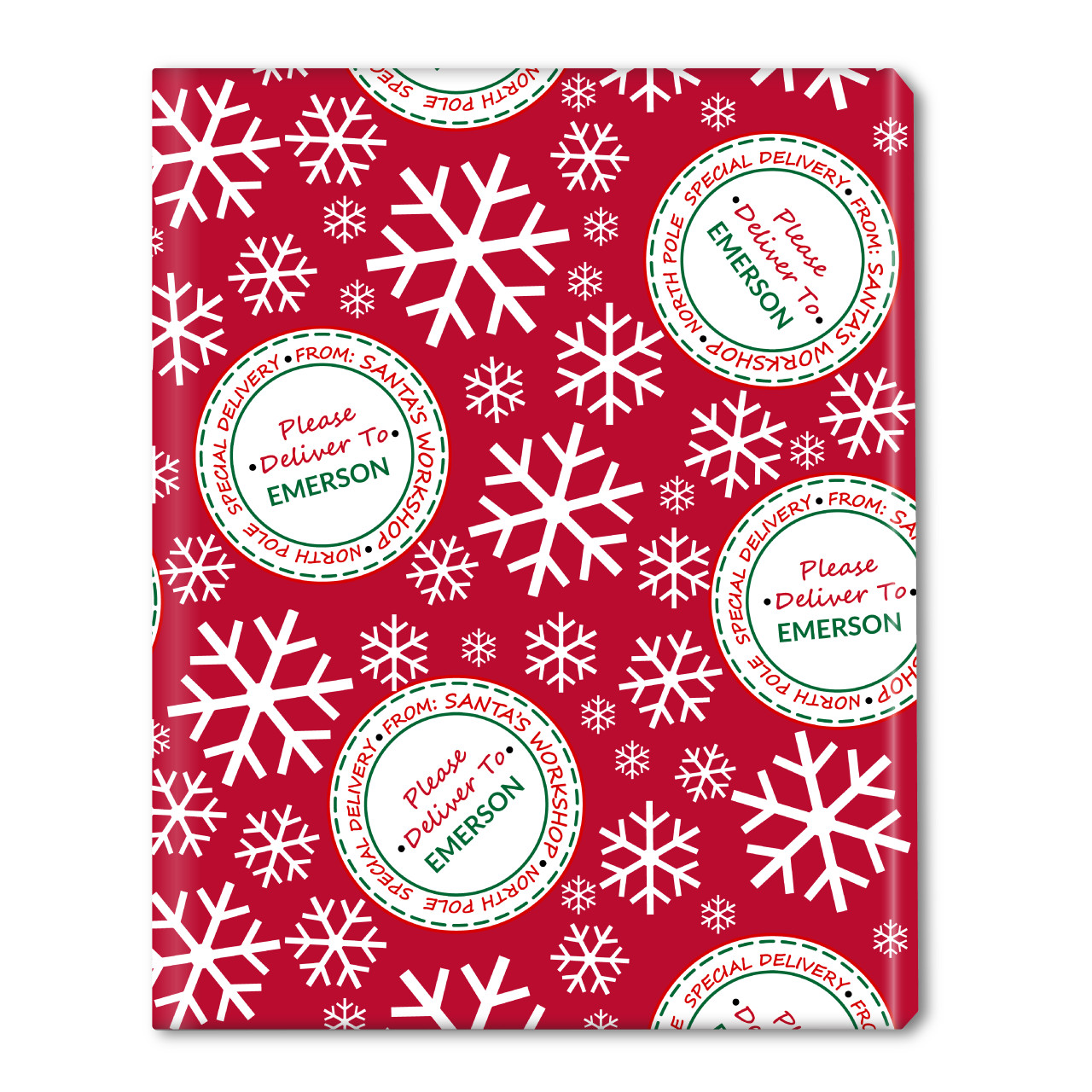 Special Delivery Personalized Gift Wrap - Charleston Wrap