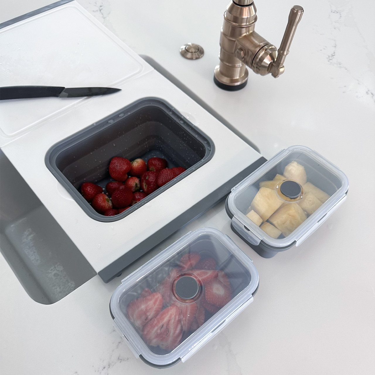 Fold & Store Cutting Board Pro - Charleston Wrap