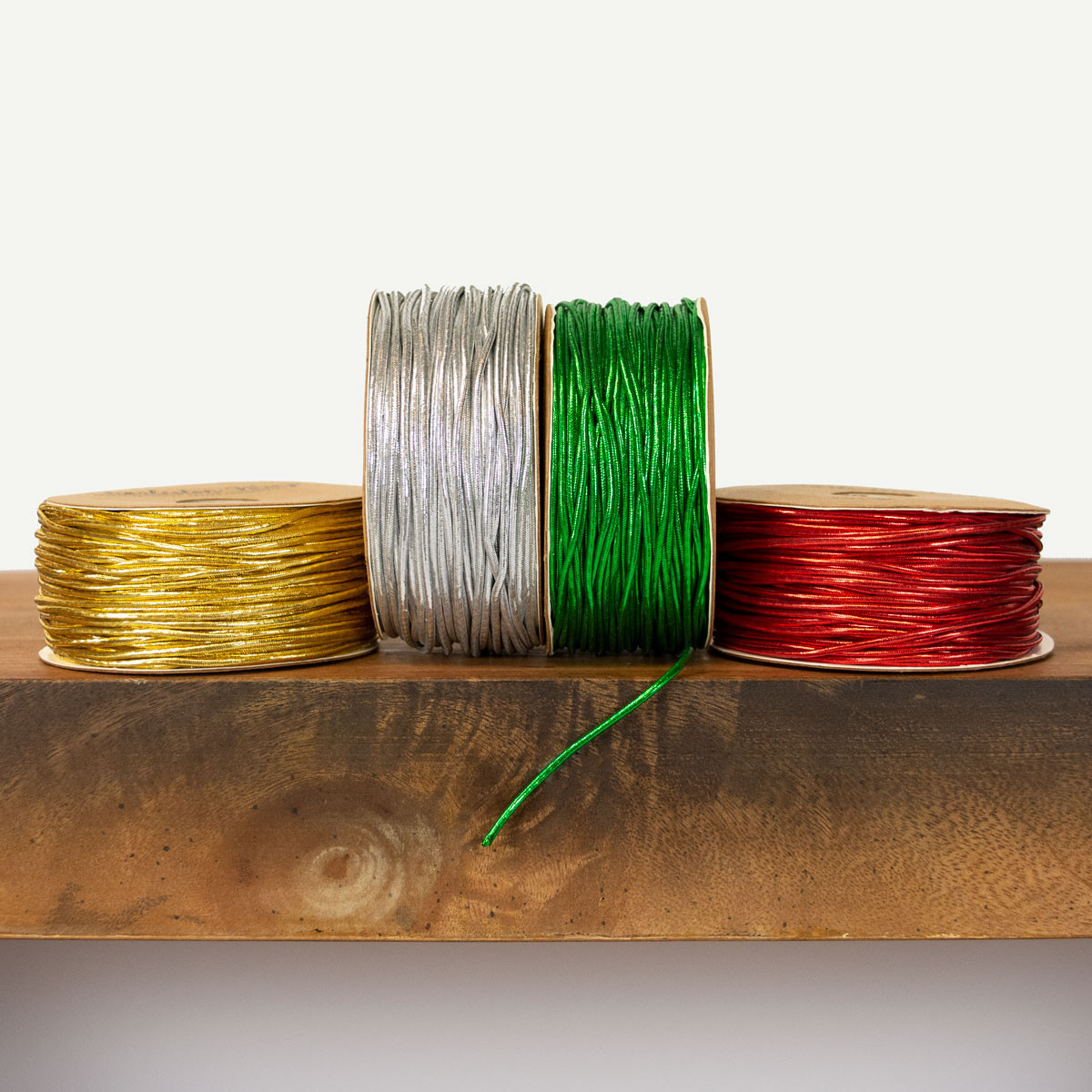 Metallic Stretch Cord - Set of 4 - Charleston Wrap