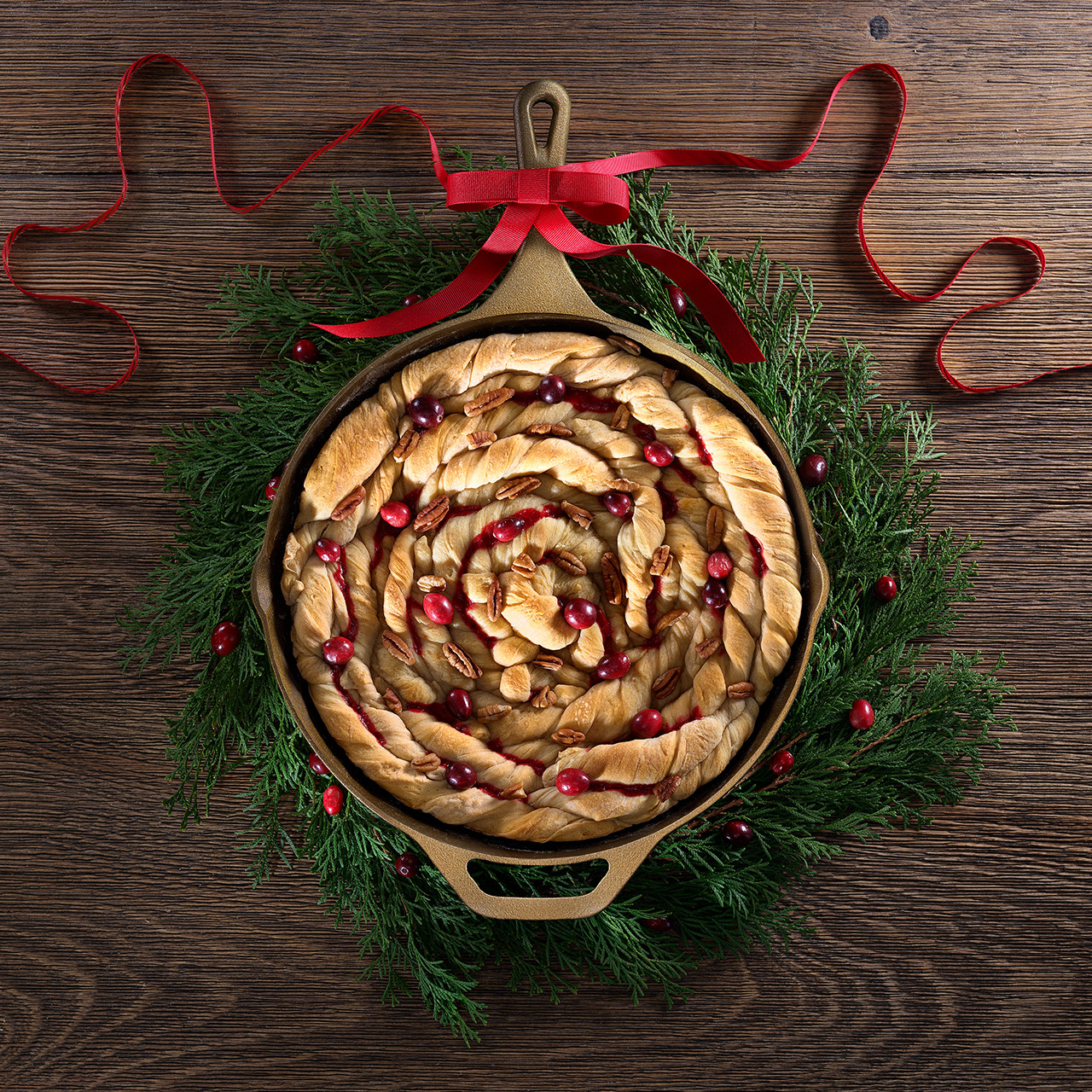 Gold No.12 Cast Iron Skillet - Bel Piatto - Charleston Wrap
