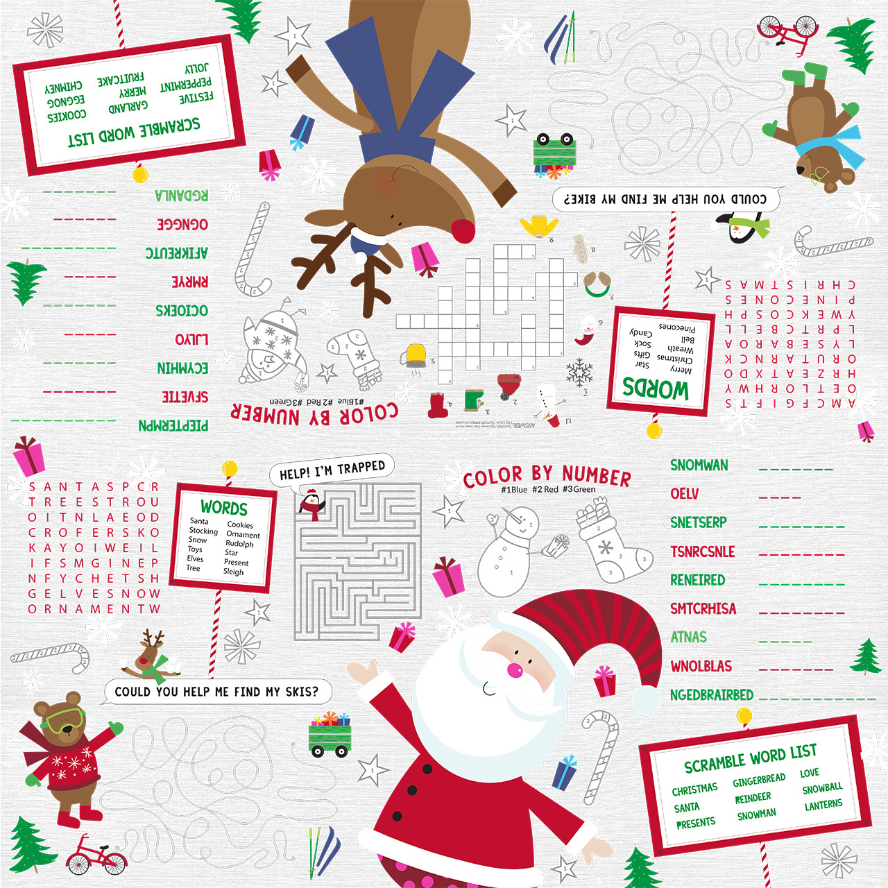 Christmas Activity Paper JUMBO - Charleston Wrap